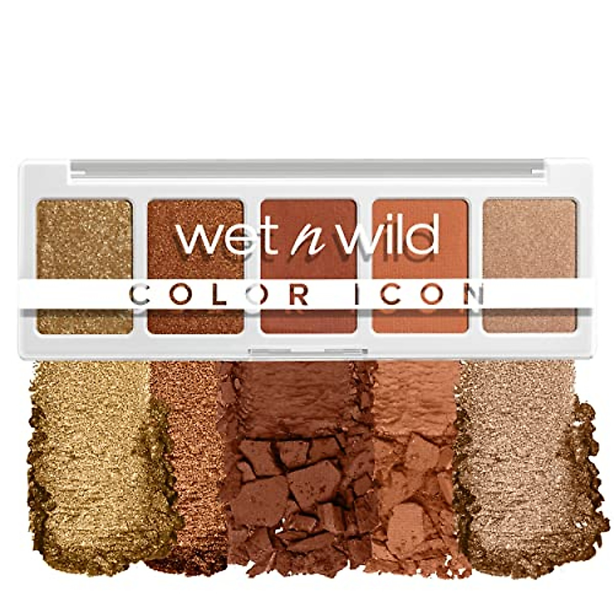 wet n wild Color Icon Eyeshadow Makeup 5 Pan Palette, Matte, Shimmer, Metallic, Long Wearing, Rich Buttery Pigment, Cruelty Free - Sundaze