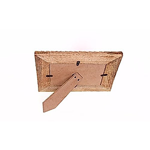 indoStrides Hand Carved Mango Wood 5x7 Picture Frame for Tabletop use