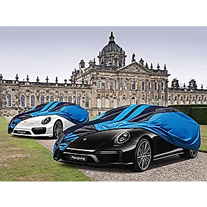 Kaugung Car Cover Waterproof Custom Fit Porsche 911（1997-2023）, Lightweight Full Exterior Cover for Automobiles All Weather Outdoor Sun UV Rain Dust Snow Wind Protection.