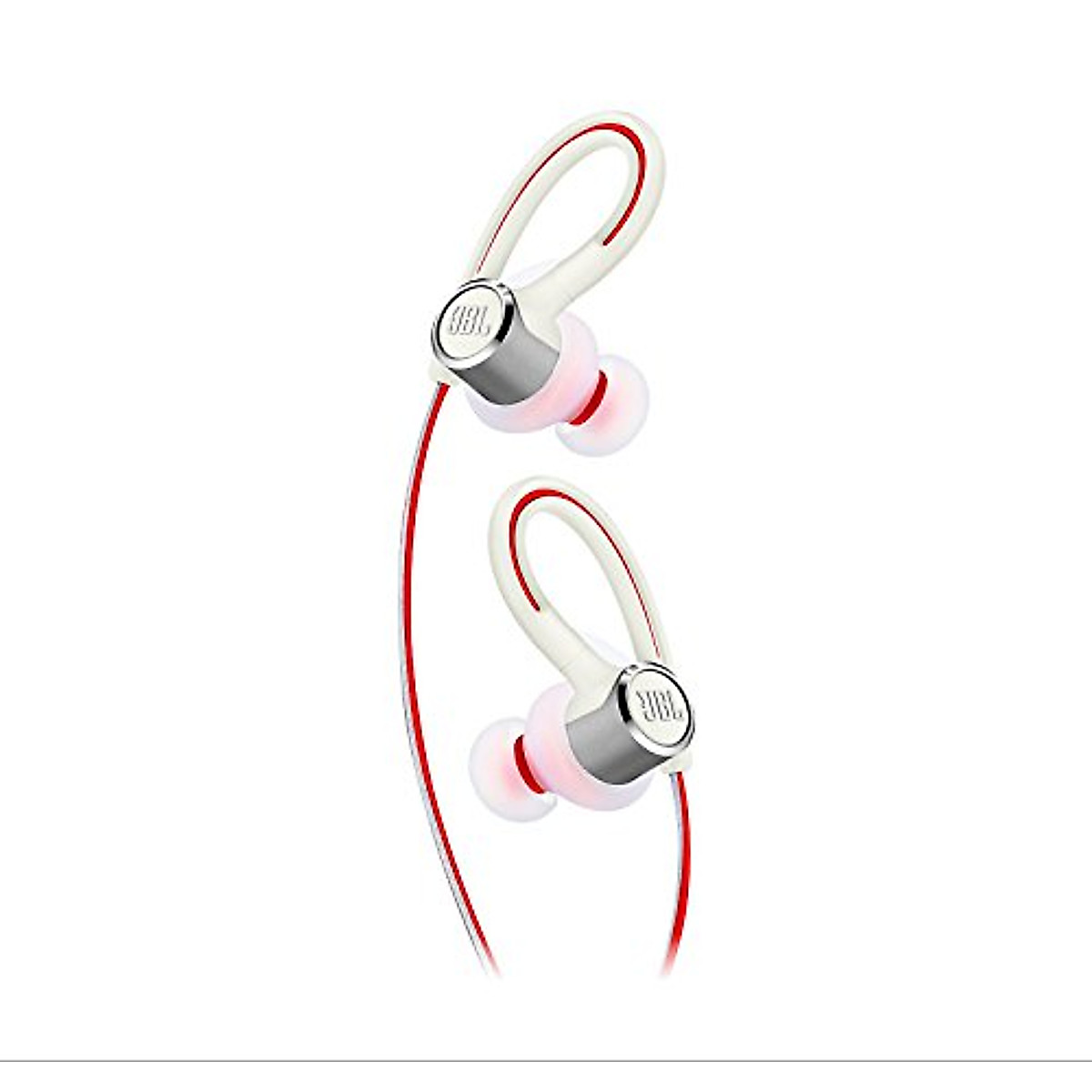 JBL Reflect Contour 2 Wireless Sport in-Ear Headphones with Three-Button Remote and Microphone - White