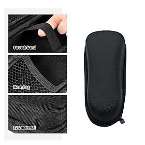 WuYan Hard EVA Travel Case for Philips,compatible with Braun Men's Electric Shaver Hard Case Carrying Travel Bag Electric Shaver Trimmer Case