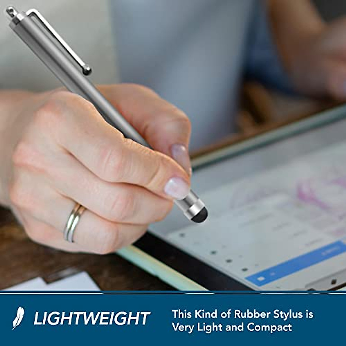 Stylus Pens for Touch Screens, Stylus Pen for iPad, Tablet Stylus Pencil, High Sensitivity & Fine Point Universal for Android/Phone/iPad Pro/Air/Android/and All Devices, 10 Pack
