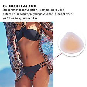 KESYOO 3Pcs Concealer Preventer Waterproof Private Silicone Pad Cover for Women Swimming Sticker Reusable Breast Underwear Pasties