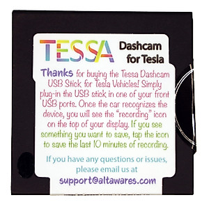 Dashcam and Sentry Portable SSD USB Drive for Tesla Model S/3/X/Y - 128 GB - Tesla Dashcam Drive