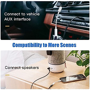 2 Pack [Apple MFi Certified] for iPhone 3.5mm Headphones Adapter, Lightning to 3.5 mm Headphone/Earphone Jack Audio Aux Adapter Dongle Compatible with iPhone 14 13 12 11 Pro XR XS Max X 8 7