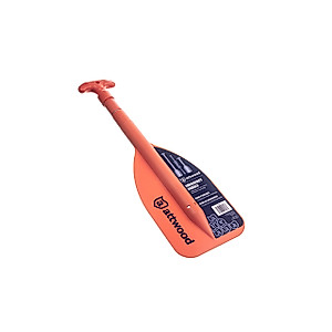 Attwood Emergency Telescoping Paddle for Boating, Collapsible, 20-inch to 42-inch, Orange
