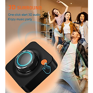 KAIY Bluetooth Audio Receiver, 3D Surround HiFi Music Streaming, 3.5mm AUX, Optical, Coaxial, TF Card Compatible, 33ft Range, No Battery