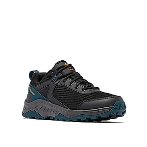 Columbia Men's Trailstorm Ascend Waterproof, Black/Night Wave, 14