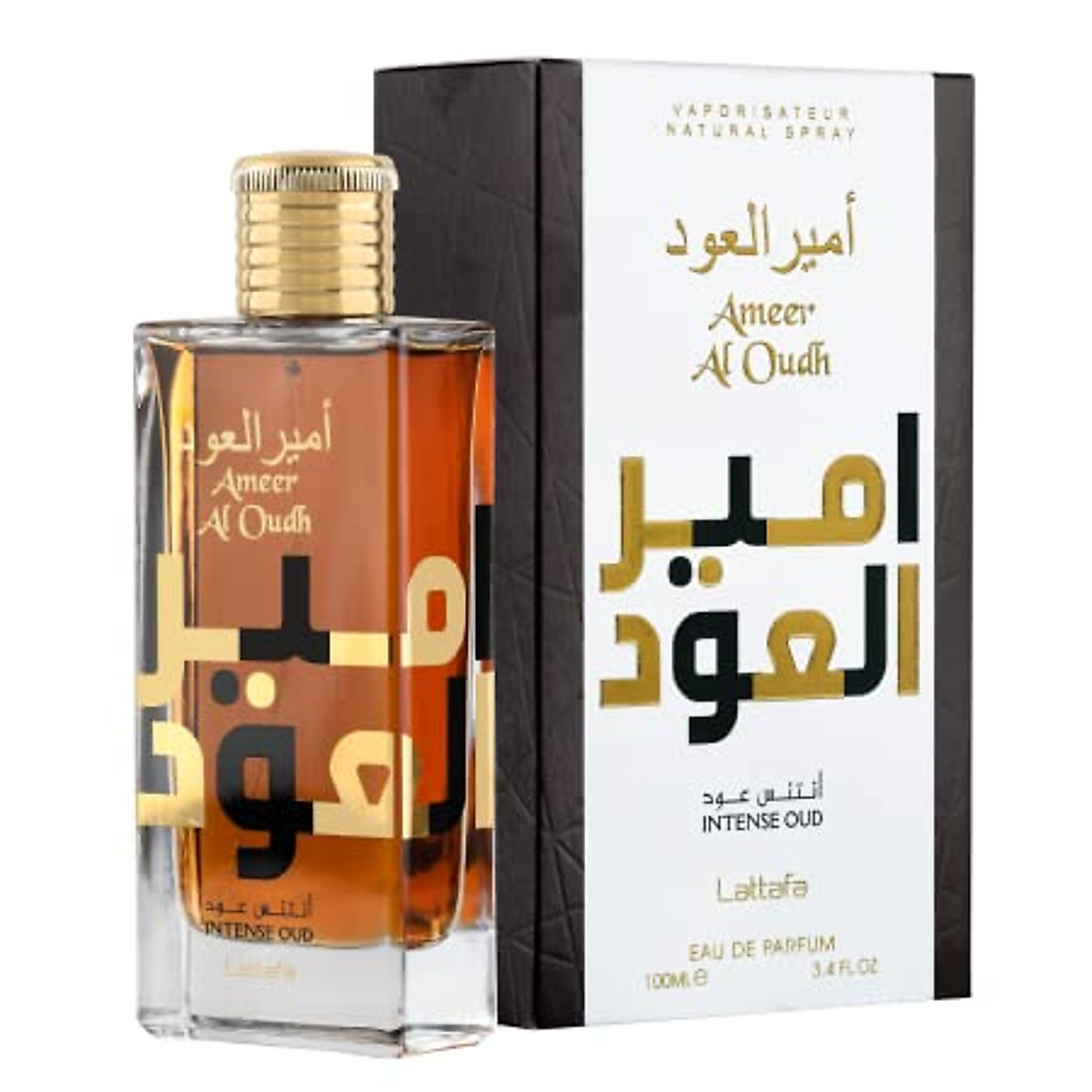 Lattafa Perfumes Collection |Ameer Al Oud Intense Oud & Ameer Al Oudh |EDP-100ML-3.4Oz| Woody, Sweet Oud, Bukhoor |Oriental Perfum. (xtra value pack)