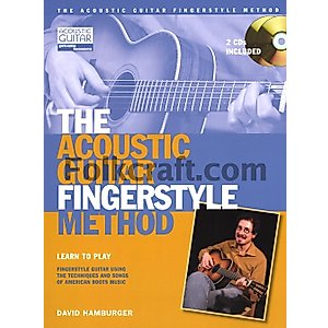 Acoustic Guitar Fingerstyle Method Book with Online Audio (Acoustic Guitar Private Lessons)