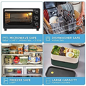 Shine In All Directions Adult Lunch Box, Bento Box, With Cutlery Set Of 3, 2 Compartments, Rectangular, Lunch Box For Adults