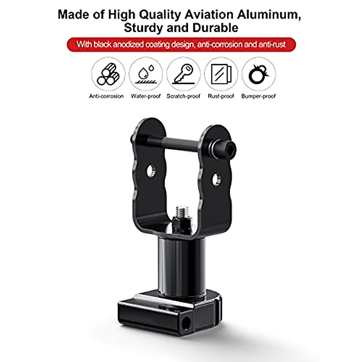 COOLWUFAN 360 Degree Screen Swivel Mount for Peloton Bike, Upgraded Screen Swivel for Peloton, Accessory to Turn for Peloton Bike Screens, Accessories for Peloton(Not Compatible with Peloton Bike+)