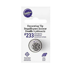Wilton No.233 Decorating Tip, Multi-Opening