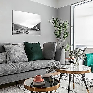 Car Poster Ferrari F40 Supercar Posters Racing Car Canvas Wall Art For Boy's Bedroom SuperCar Wall Decor Frame-style 24x16inch(60x40cm)