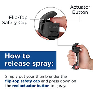 Mace Brand All Day Security Kit (Black) – Includes Mace Brand Night Defender Pepper Gel with LED Light, Mace Personal Pepper Spray, and Mace Sport Spray – Great for Self-Defense Any Time of Day