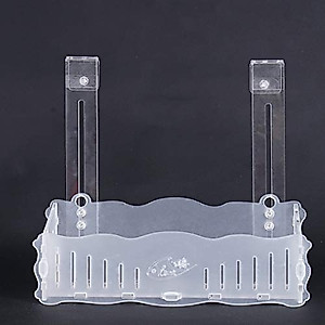 POPETPOP Fish Tank Aquarium Planter Fish Tank Plant Holder Aquarium Planting Cup Transparent Aquatic Plant Cup Aquarium Shelf for Aquarium Home Dorm Store Supplies