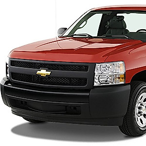 DNA MOTORING HL-OH-CSIL07-CH-AM Pair of Chrome Amber Headlights Compatible with 07-13 Silverado 1500/07-14 Silverado 2500 HD 3500