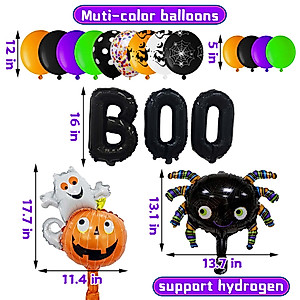 Halloween Birthday Party Decorations Halloween Themed Birthday Party Decorations with Halloween Birthday Banner Halloween Birthday Cake Topper for Kids Halloween First Birthday Decorations Halloween