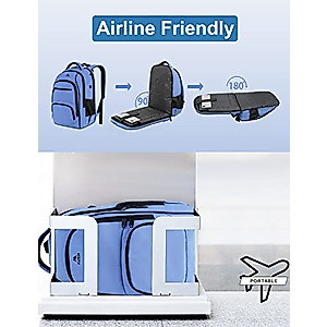 MATEIN Cute Backpack for Women, Expandable Carry on Backpacks for Nurses, Backpacks for Travel, 17 Inch Laptop Backpack