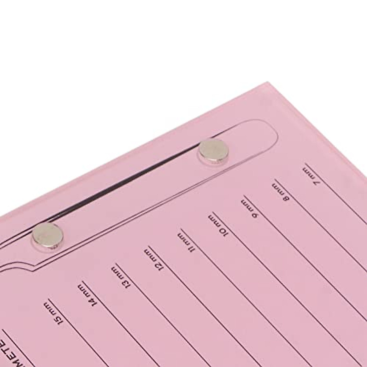 3 in 1 Eyelash Extension Tray, 7-15mm Acrylic False Lash Tray Eyelash Extension Holder Eyelashes Display Strip Lash Pallet with Magnetic Suction Holes for Eyelash Training Institutions