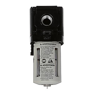 ARO Ingersoll Rand ARO F35121-400-VS Air Line Filter, 1/4" NPT - 150 psi Max Inlet, Black