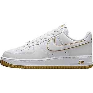 Nike Air Force 1 '07 White/White-Bronzine Mens Size 8