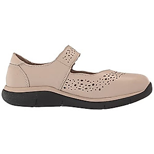 Propét Womens Selena Mary Jane Flat,Cream,10.5 Wide US