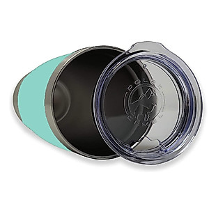 LaserGram 20oz Vacuum Insulated Tumbler Mug, Horse Head 1, (Faux Leather, Teal)