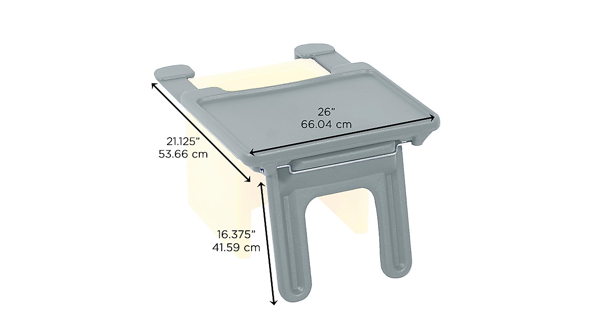 Children's Factory Edutray Kids Desk - Space-Saving Toddler Study Table