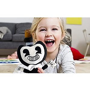 Msfdcdr Bendy Plush Toys Doll Cute Game Horror Bendy Plush Soft Stuffed Animals Toys for Kids Children with 11.8"