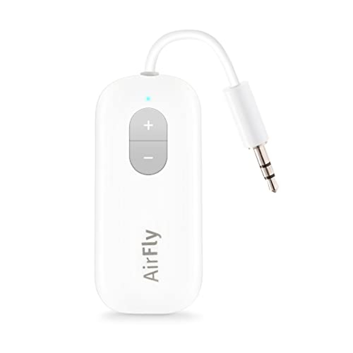 Twelve South AirFly SE, Bluetooth Wireless Audio Transmitter for AirPods/Wireless or Noise-Cancelling Headphones Use with Any 3.5 mm Audio Jack on Airplanes, Gym Equipment or iPad/Tablets