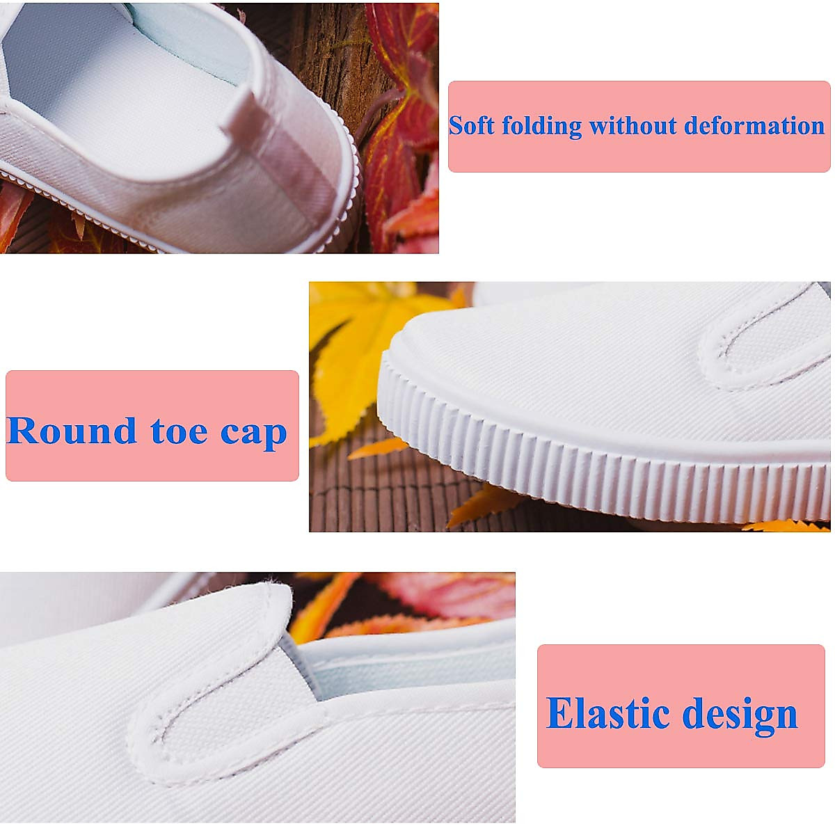 Unpafcxddyig Kids Sneakers Athletic Running Tennis Sport Shoes Light Weight Slip on Toddler 8,White a