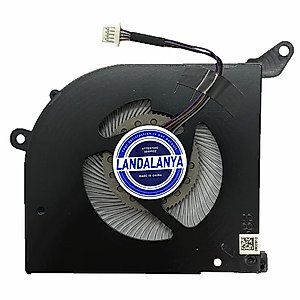 Landalanya Replacement New CPU Cooling Fan for MSI gs66 Stealth 10sd 10sgs 10sf 10se ms-16v1 ms-16v2 WS66 P66 Series 16V1-G-CW Fan
