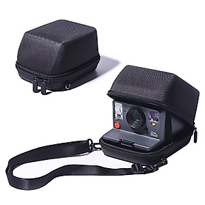 WOGOZAN Protective Case for Polaroid OneStep, OneStep+, Onestep 2,Now, Now+ Gen 2, I-Type Instant Film Camera - Hard Shell Camera Case with Adjustable Shoulder Strap （Black）(No Camera)