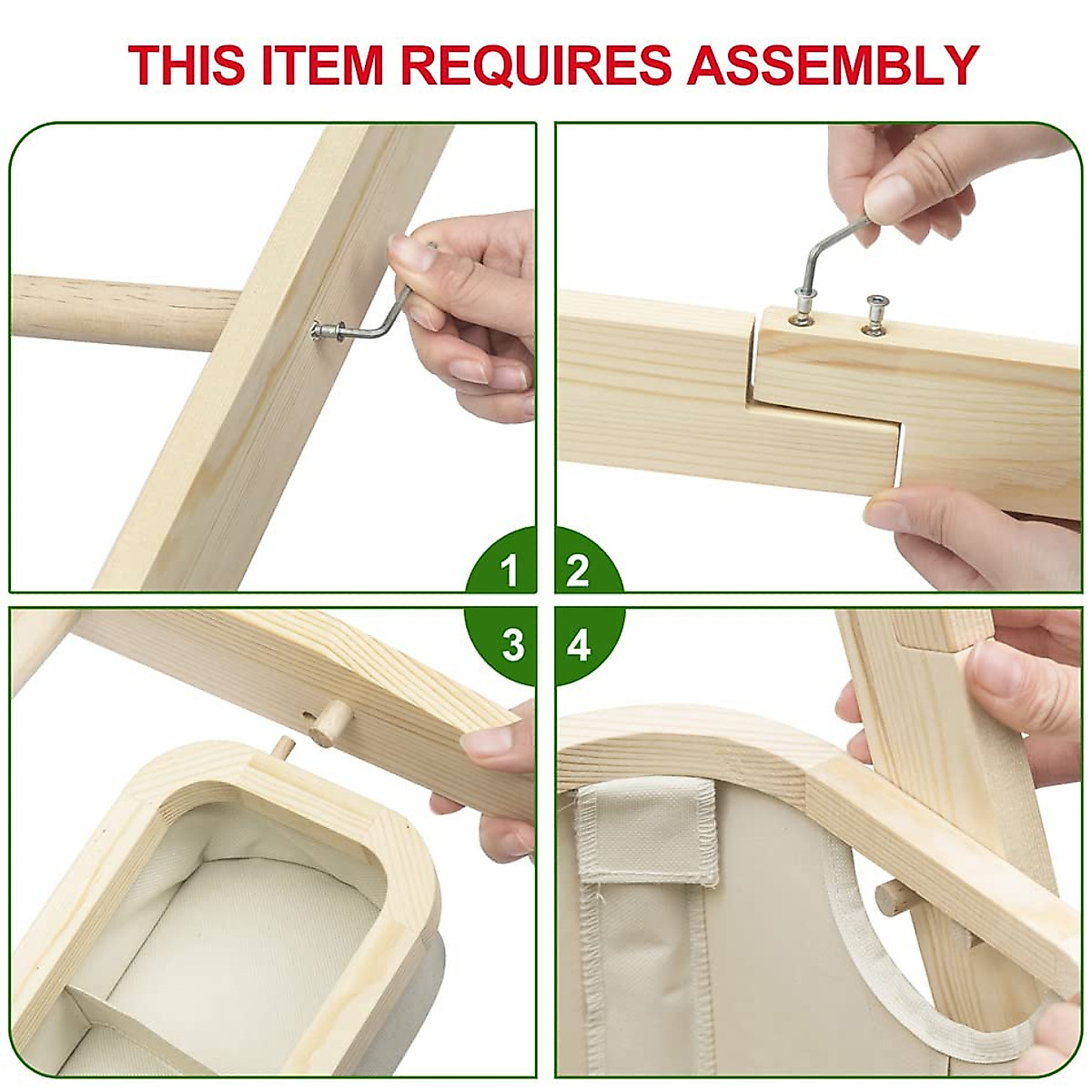 ReactDecor Wall Leaning Bathroom Ladder Shelf Hamper - 3 Tier Wooden Towel Rack Ladder Laundry Basket - Wooden Blanket Ladder Towel Rack - Wood Towel Ladder for Bathroom - Wall Leaning Ladder Shelf