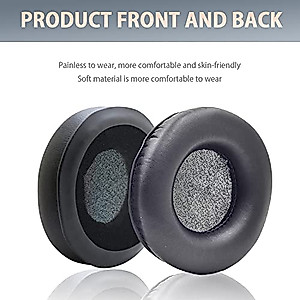 S700 Replacement Earpads Ear Pad Cushion Cover Compatible with JBL Cuffle Synchros S500 S700 E50 E50BT Wireless Headphones (Black)