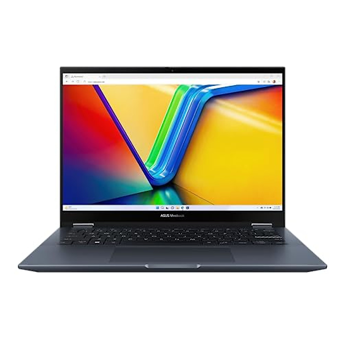 ASUS Vivobook S 14 Flip 2-in-1 14" FHD+ 16:10 Touchscreen (16GB RAM, 512GB SSD, AMD 6-Core Ryzen 5 5600H (Beats i7-1165G7), Active Pen) Business Laptop, Backlit, FP, FHD Webcam, Win 11 Pro, TN3402QA