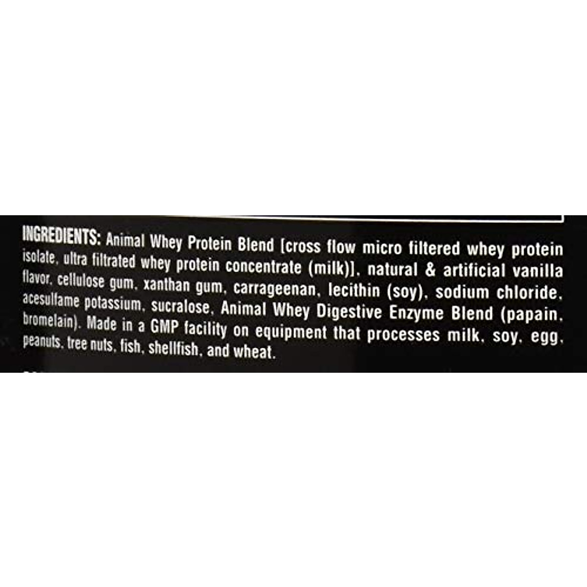 Animal Whey Isolate Whey Protein Powder – Isolate Loaded for Post Workout and Recovery – Low Sugar with Highly Digestible Whey Isolate Protein - Vanilla - 4 Pound (Pack of 1) (Packaging May Vary)