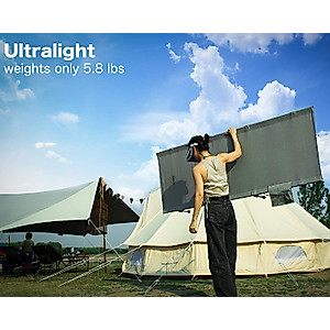 iClimb Super Easy Assemble Folding Cot Ultralight Compact Heavy Duty with Carry Bag for Adults Camping Backpacking (Grey)