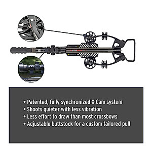 Killer Instinct Diesel-X Crossbow with Case and Arrows Bundle (4 Items)