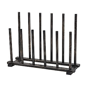 Maison Sucasa Boot Rack, 6 Pair Capacity, Freestanding, Shoe Organizer, Entryway, Mudroom, Wood, Brown