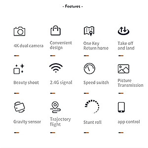 Drone with 4K Dual Camera RC Drones for Adult 1080p - HD FPV Altitude Hold Headless Mode One Key Start Speed Adjustment, Profesional Quadcopter Mini Drone