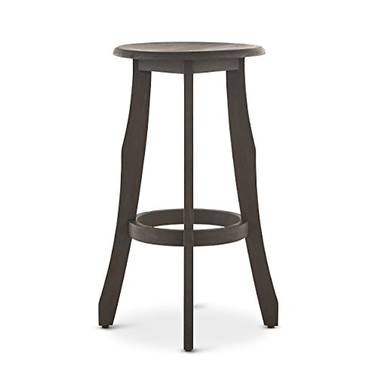 Christopher Knight Home Pike Outdoor Acacia Wood Barstools, 2-Pcs Set, Dark Grey Finish
