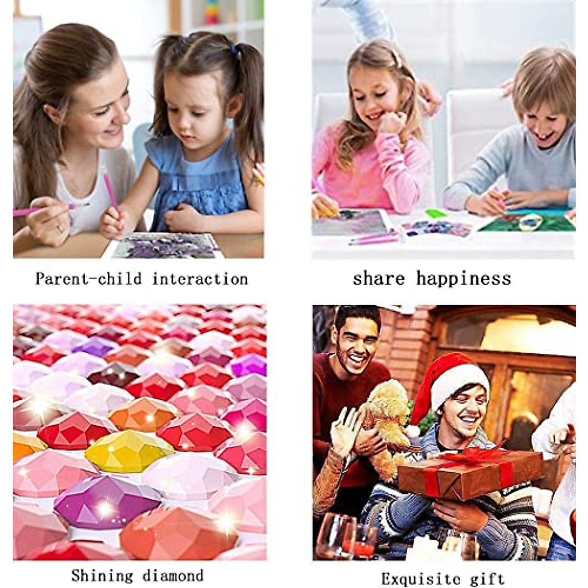 Diamond Painting Kits for Adults, 5D DIY Full Drill Round Art Gems Mushroom Forest Diamond Art Perfect for Home Wall Deco Diamond Dotz 12x16inch