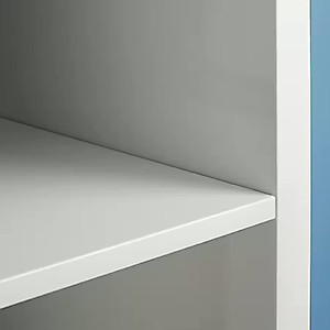 HSD Kallax Decorative Open Back 4-Cube Shelving Unit, White, Large Storage Solution, 4 Cube Shelf Organizer Bookshelf, 30 3/8" x 30 3/8" x 15 3/8"