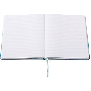 Eccolo Large Lined Journal Notebook, Hardbound Cover, Writing Journal, 256 Ruled White Pages, Ribbon Bookmark, Lay Flat, Desk Size for Work or School (Abstract, 8x10 inches)