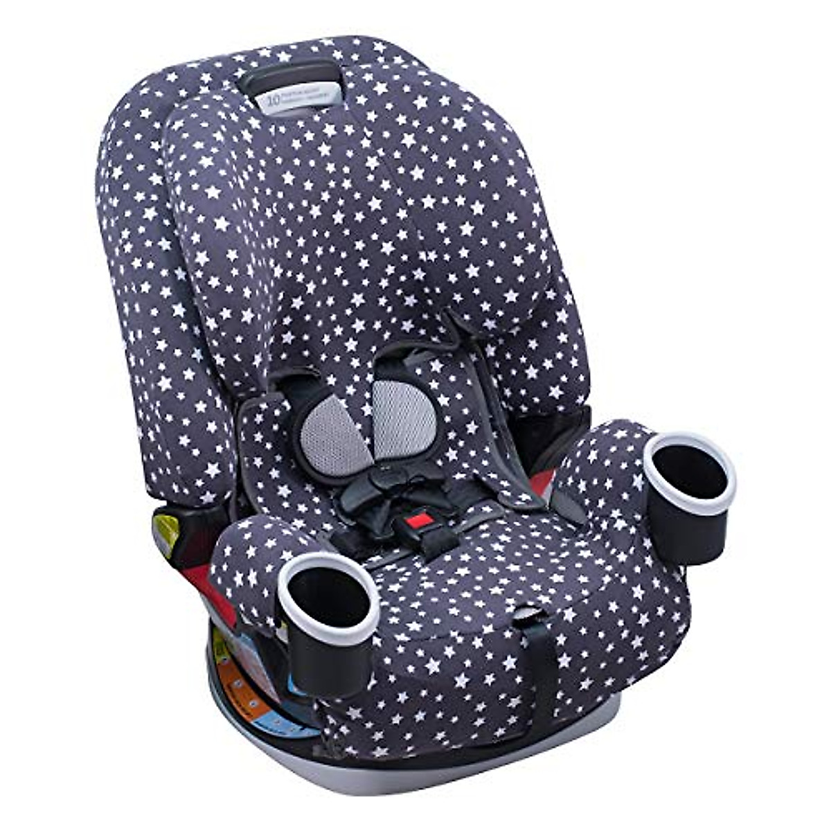 JYOKO Kids Cotton Cover Liner for car seat Compatible with Graco 4Ever DLX 4-in-1 (Winter Sky)