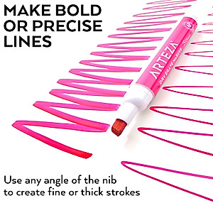 ARTEZA Dry Erase Markers, Bulk Pack of 52, Chisel Tip, 12 Assorted Colors with Low-Odor Ink, Whiteboard Pens, Office Supplies for Back to School, Office, Home