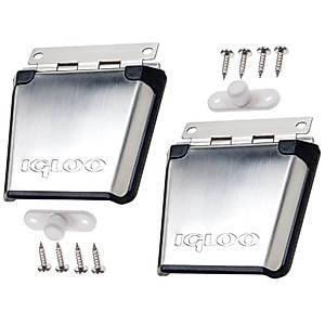 Igloo Cooler Stainless Steel Latch with 2-Screw Winged Post (2-pk)