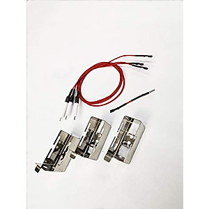 BBQ Future 3 Pack Igniter Kit with Collector Box for DCS Gas Grill 27DBQ, 27DBQR, 27DBR, 27DSBQ, and OthersModels, Durable Grill Electrode Replacement